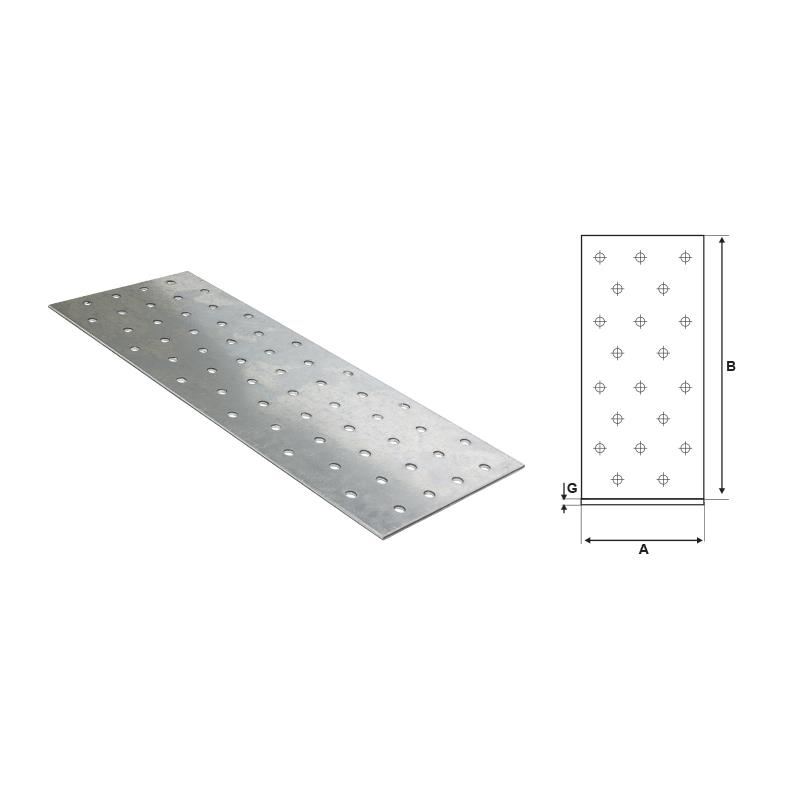 PLACA PERFORATA PP2-40/100 - Evora Center