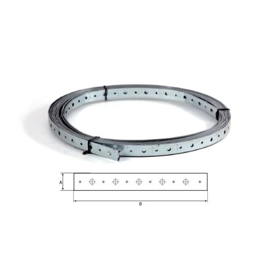 BANDA PERFORATA TP2 25X2.0 10M - Evora Center